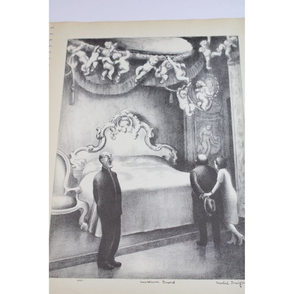 Mabel Dwight | Art | Mabel Dwight Print Museum Guard Vintage 7732 ...